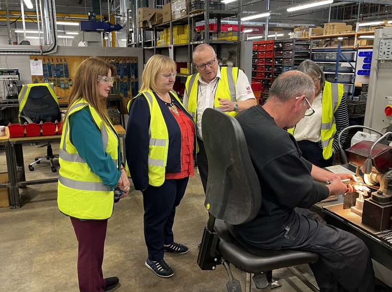 Master Cutler Visits Robert Sorby in Sheffield - Spear & Jackson Group